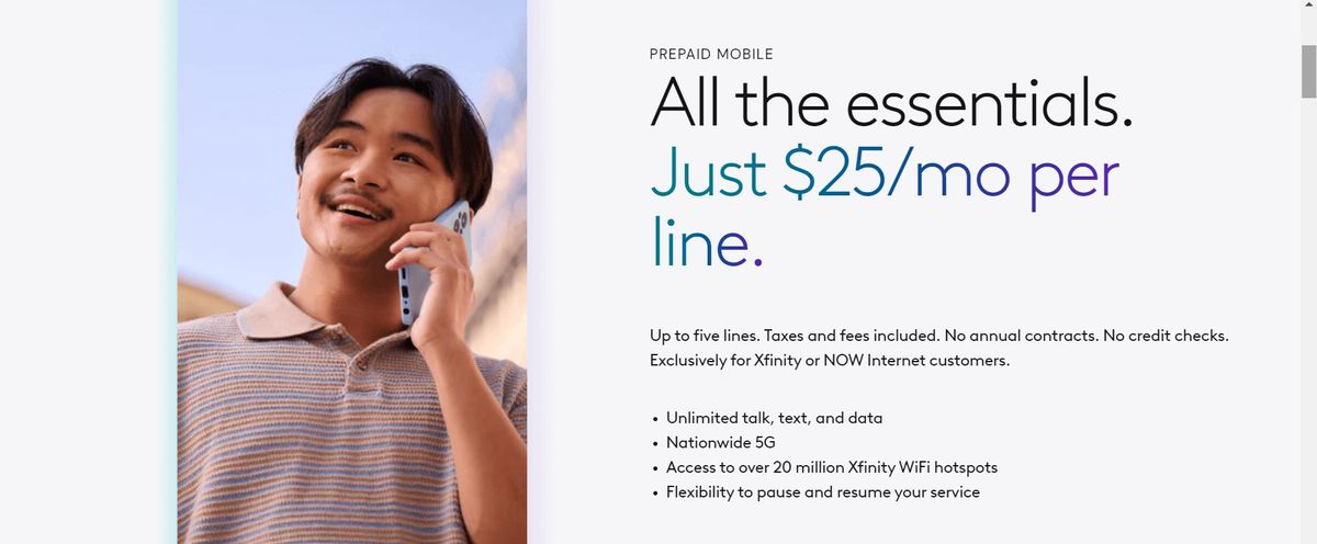 Comcast's new mobile service just matched Visible’s $25 unlimited plan ...