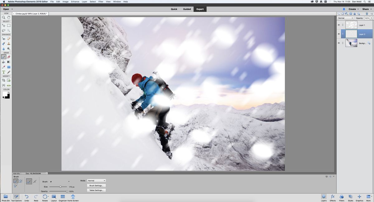 Let it snow! Make snowy scenes with free Photoshop snow brush | Digital ...