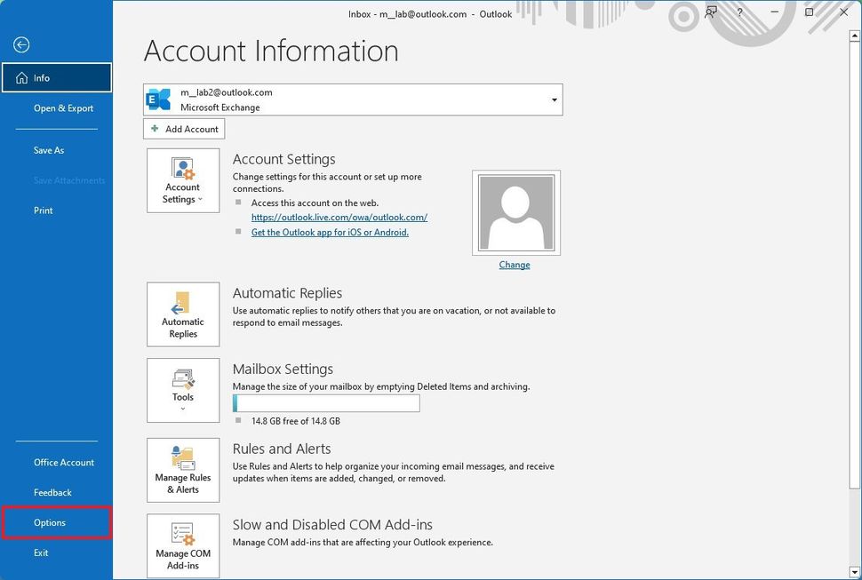 How to set a new default account in Outlook | Windows Central