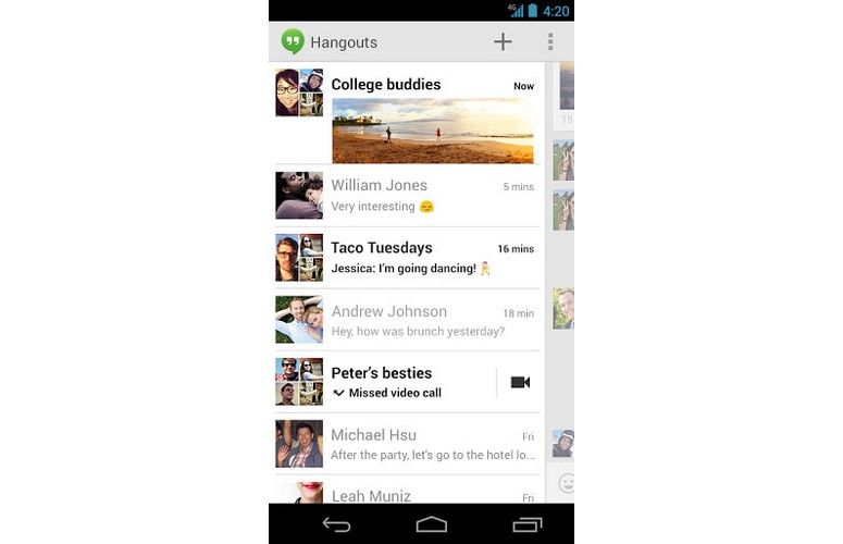 Google Hangouts | Messaging Apps Reviews | Laptop Mag