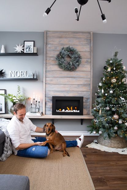 Christmas house: a Scandi new build dressed up for the festive season ...