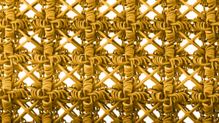 MIT engineers create 'spaghetti' style metamaterial that could enable ...