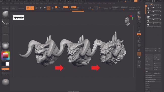 How to model Fallout's ferocious deathclaw in ZBrush | Creative Bloq