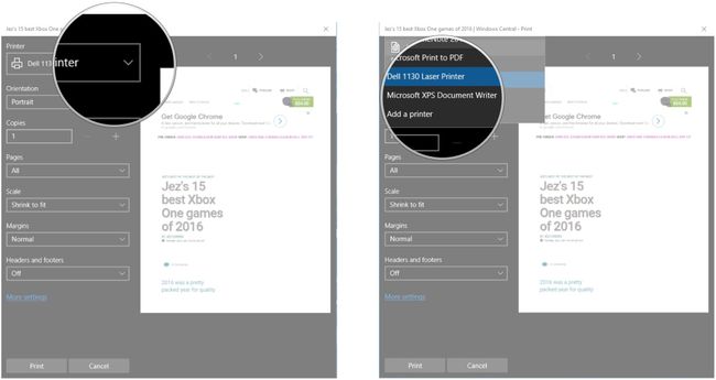 How to print from Edge for Windows 10 | Windows Central
