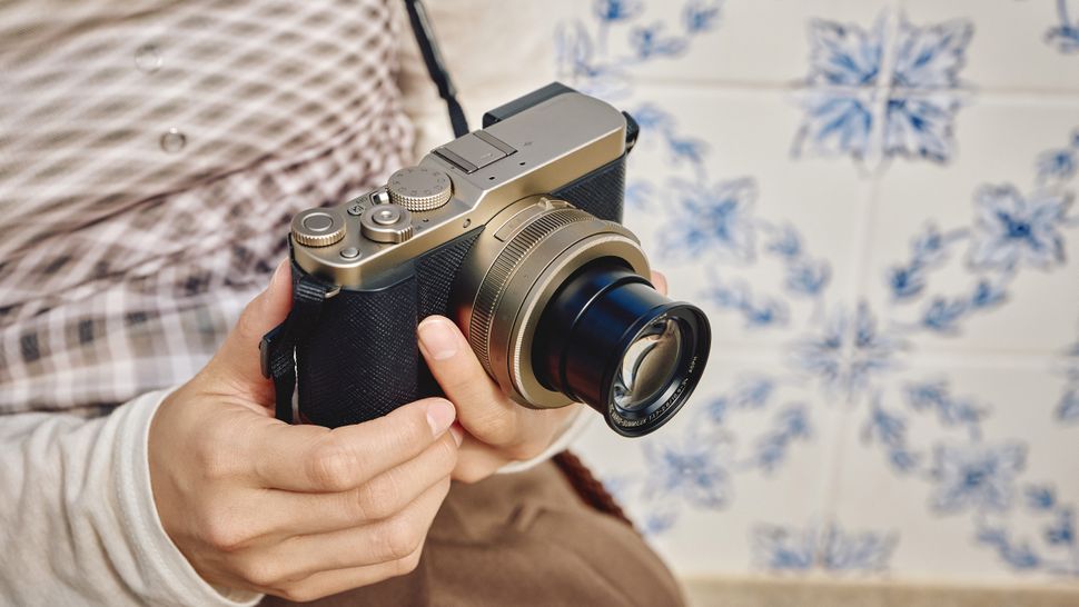 The Panasonic Lumix L10 is larger than some compact cameras despite a ...