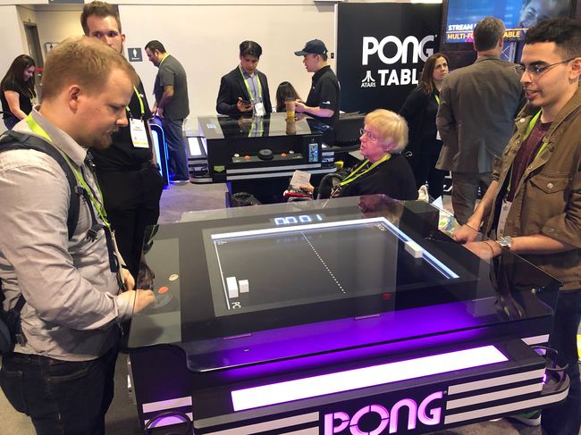We Played on Atari's Gigantic $4,500 Pong Table | Tom's Guide