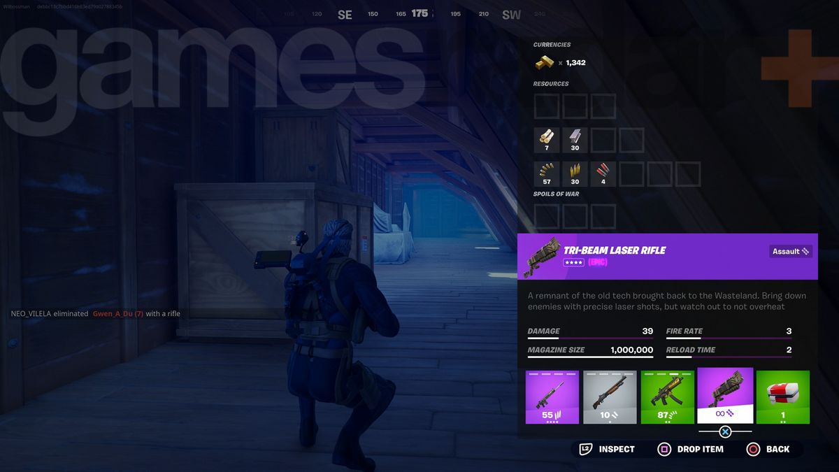 Fortnite Tri-Beam Laser Rifle: How to get the Fallout gun | GamesRadar+