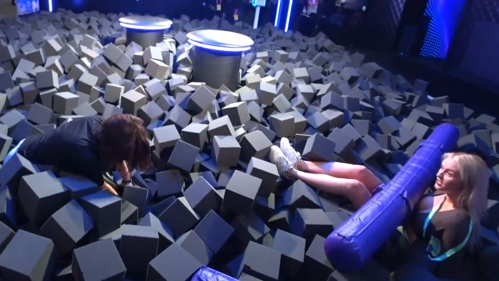 A streamer broke her back in two places after jumping in a foam pit at ...