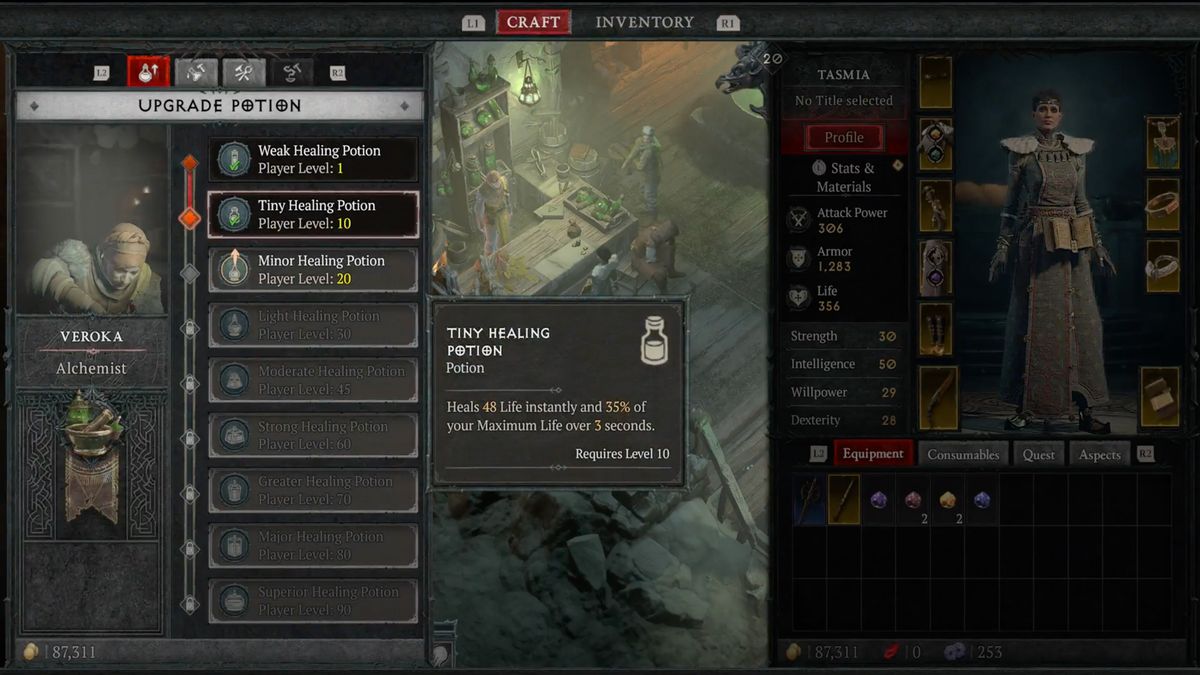 How to upgrade your healing potions in Diablo 4 and get more | GamesRadar+