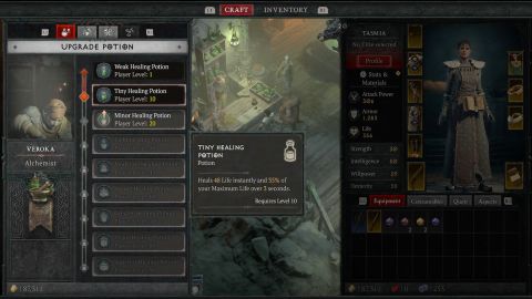 How to upgrade your healing potions in Diablo 4 and get more | GamesRadar+