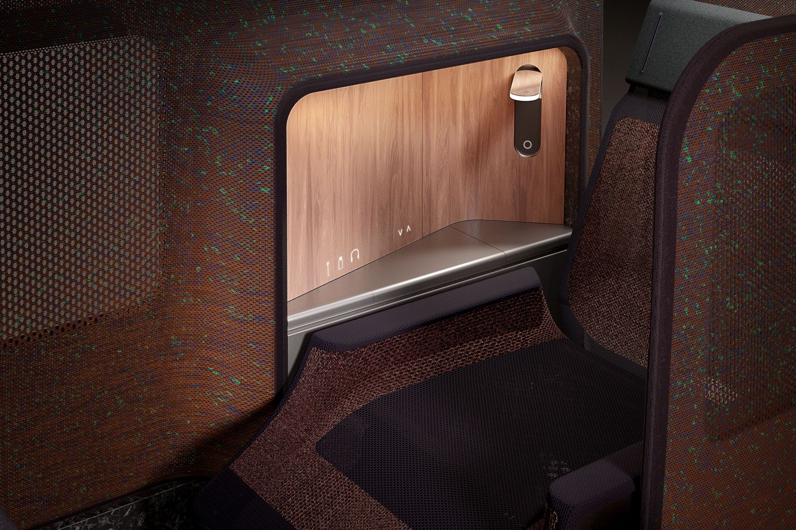 Caon Design Office reshapes airline seats with Woolmark | Wallpaper*