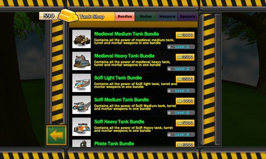 Tank War 3D, a Windows Phone combat game that could use a little fine ...