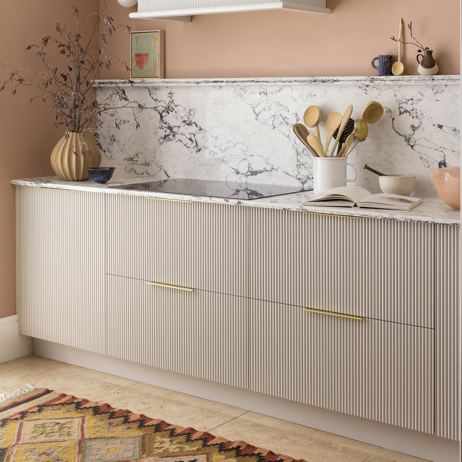 7 ways to include fluted kitchen cabinets in your space | Ideal Home