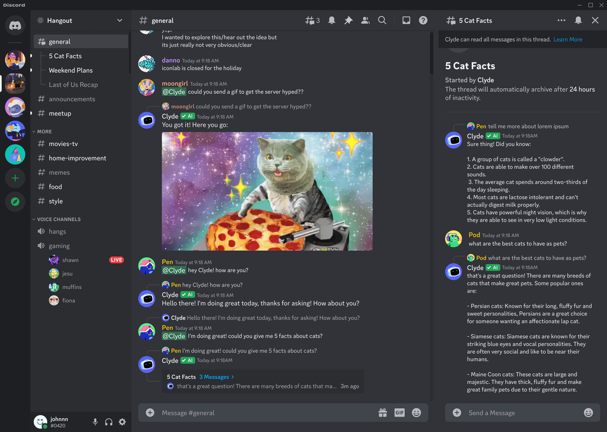 Discord reinventa a su mascota, Clyde, como un chatbot de Open AI ...