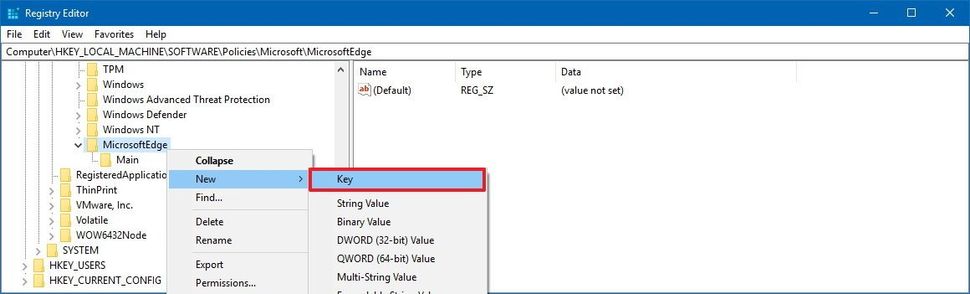 How to disable Microsoft Edge InPrivate browsing on Windows 10 ...