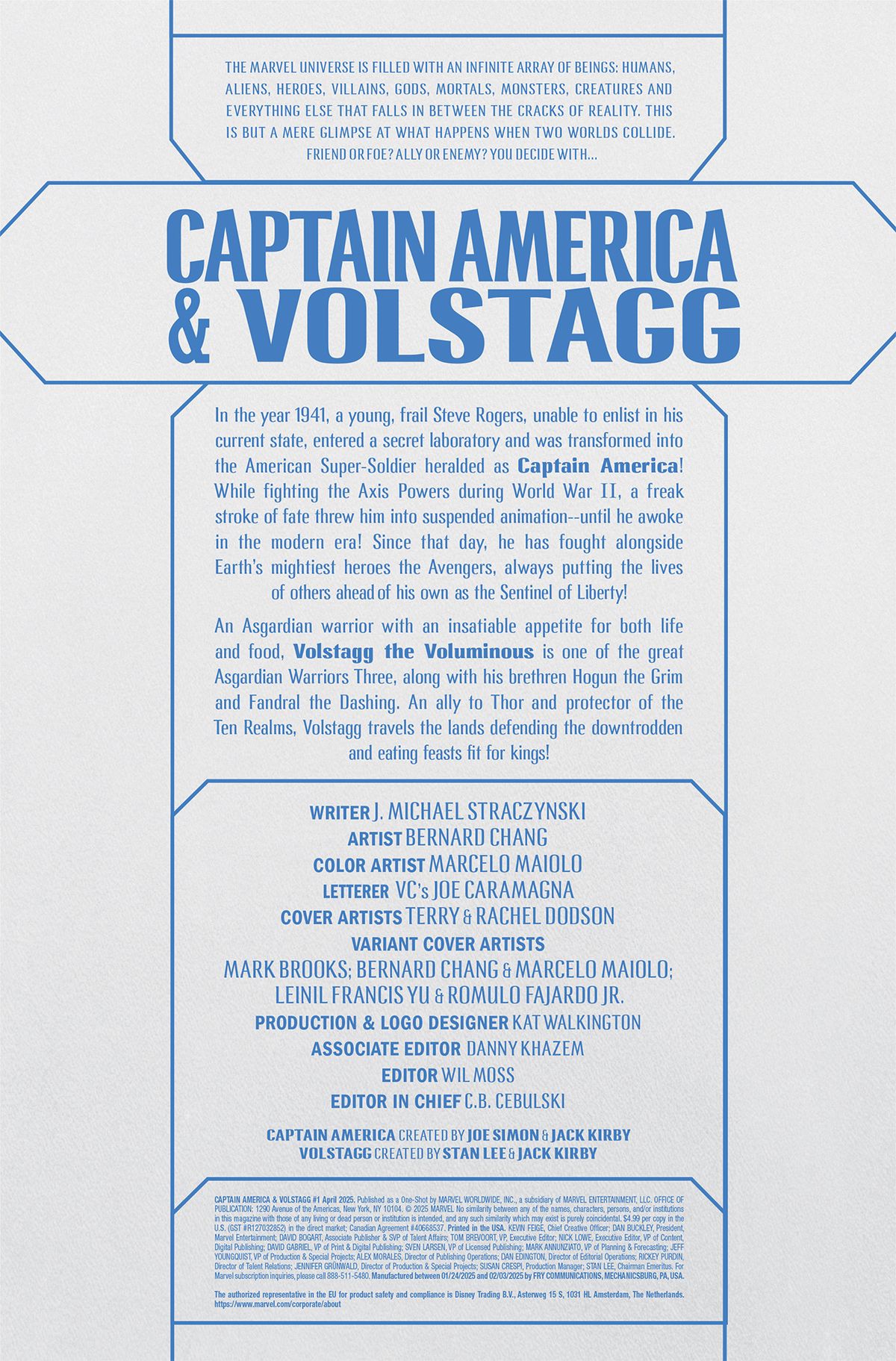 Steve Rogers teams up with the Asgardian warrior Volstagg in the latest ...