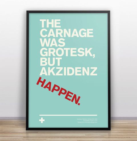 Typography posters poke fun at classic fonts | Creative Bloq
