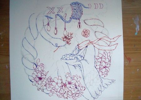 Enhance traditional ink work digitally | Creative Bloq