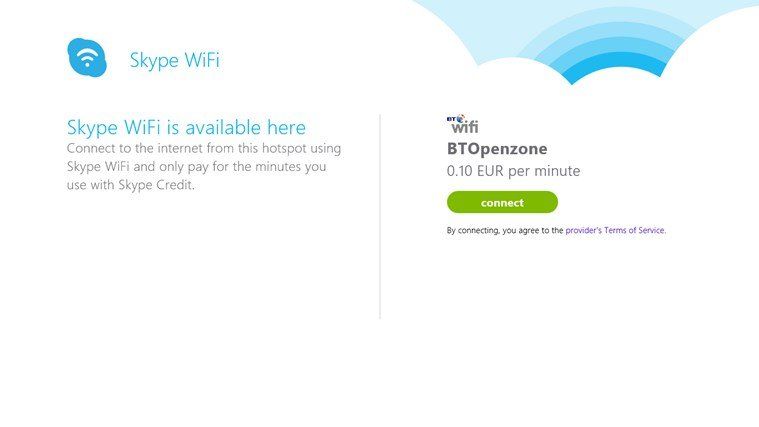 Connect to hotspots to chat with friends; Skype WiFi now available for ...