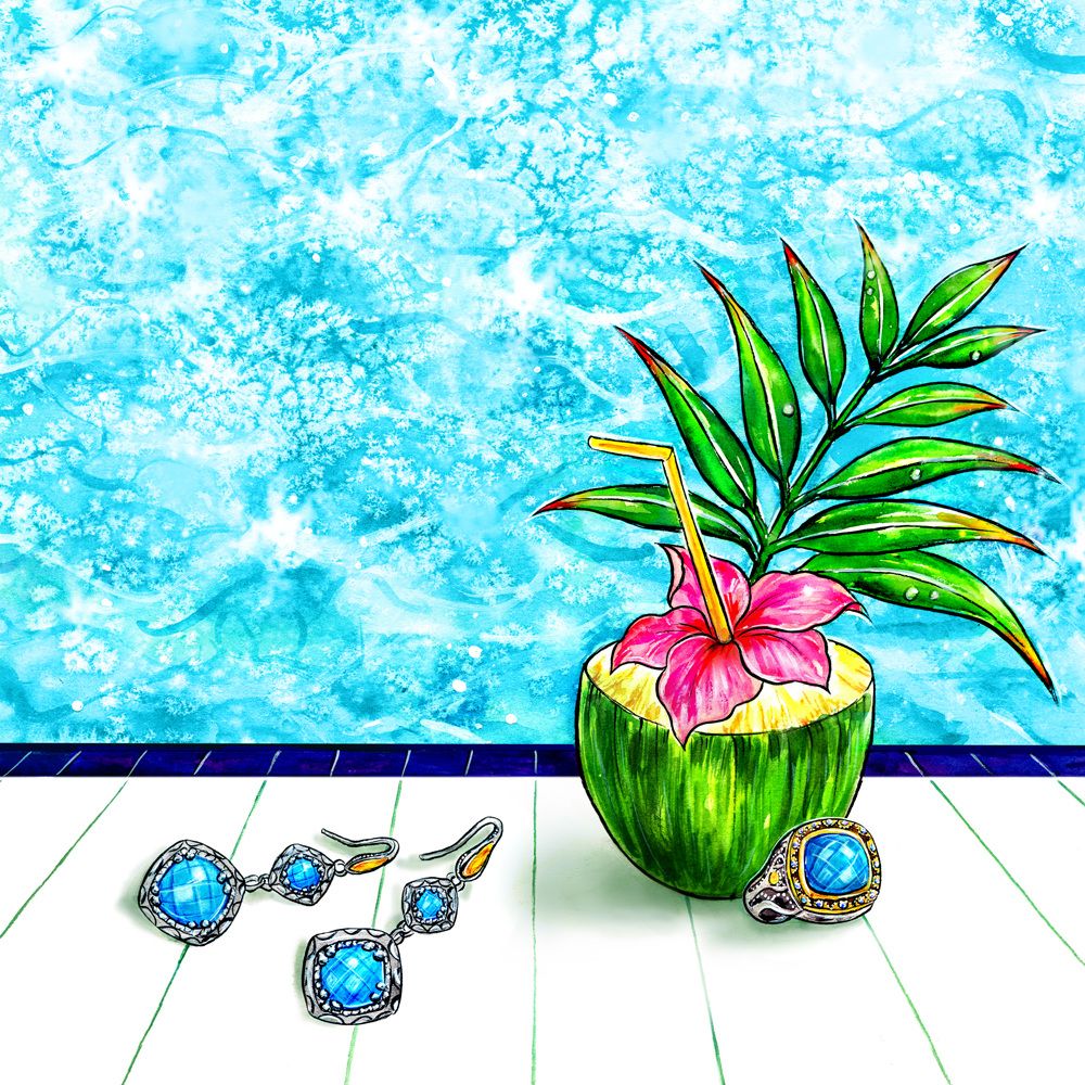 Summer-inspired illustrations are creatively colourful | Creative Bloq