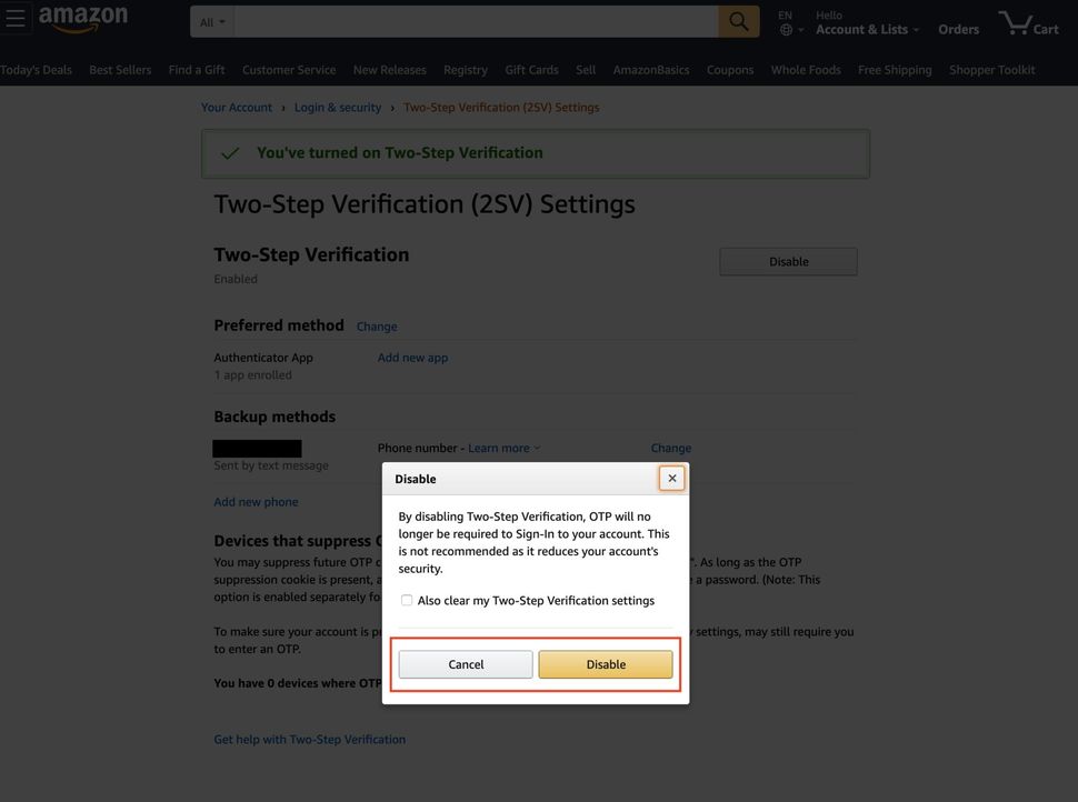 How to set up two-factor authentication for your Amazon account | iMore