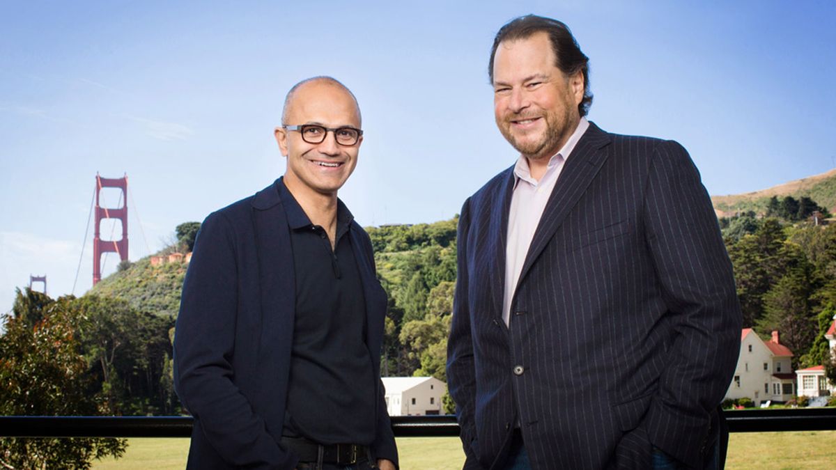 Salesforce CEO Marc Benioff kisses up to Dell and Microsoft on Twitter ...