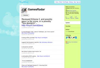 Follow GamesRadar on Twitter! | GamesRadar+