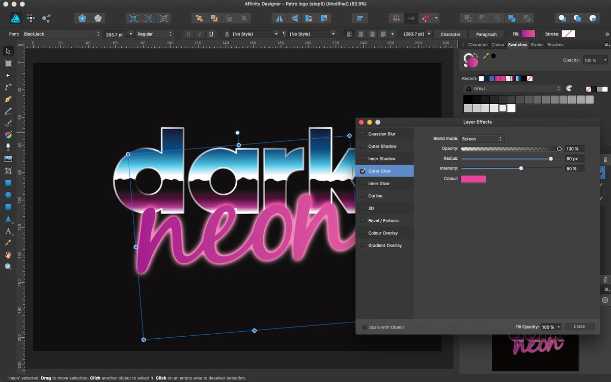 How to create a retro logo with Affinity Designer | Creative Bloq