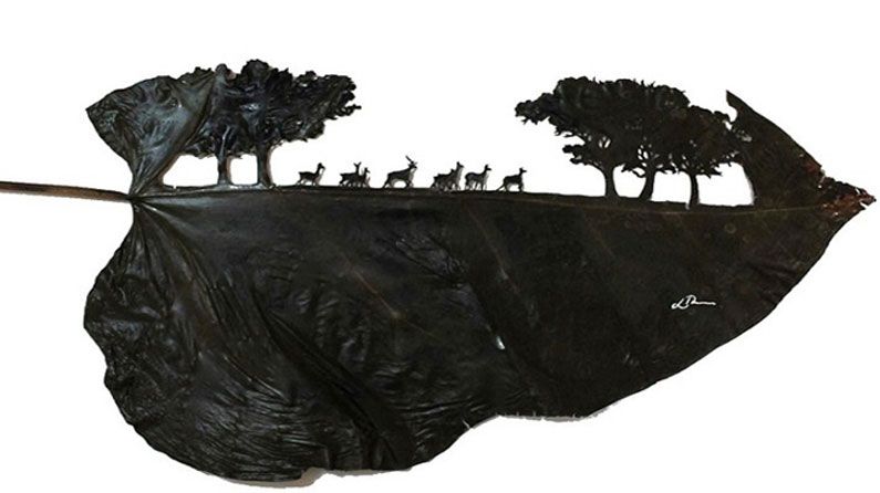 Leaf art is piled high with autumnal awe | Creative Bloq