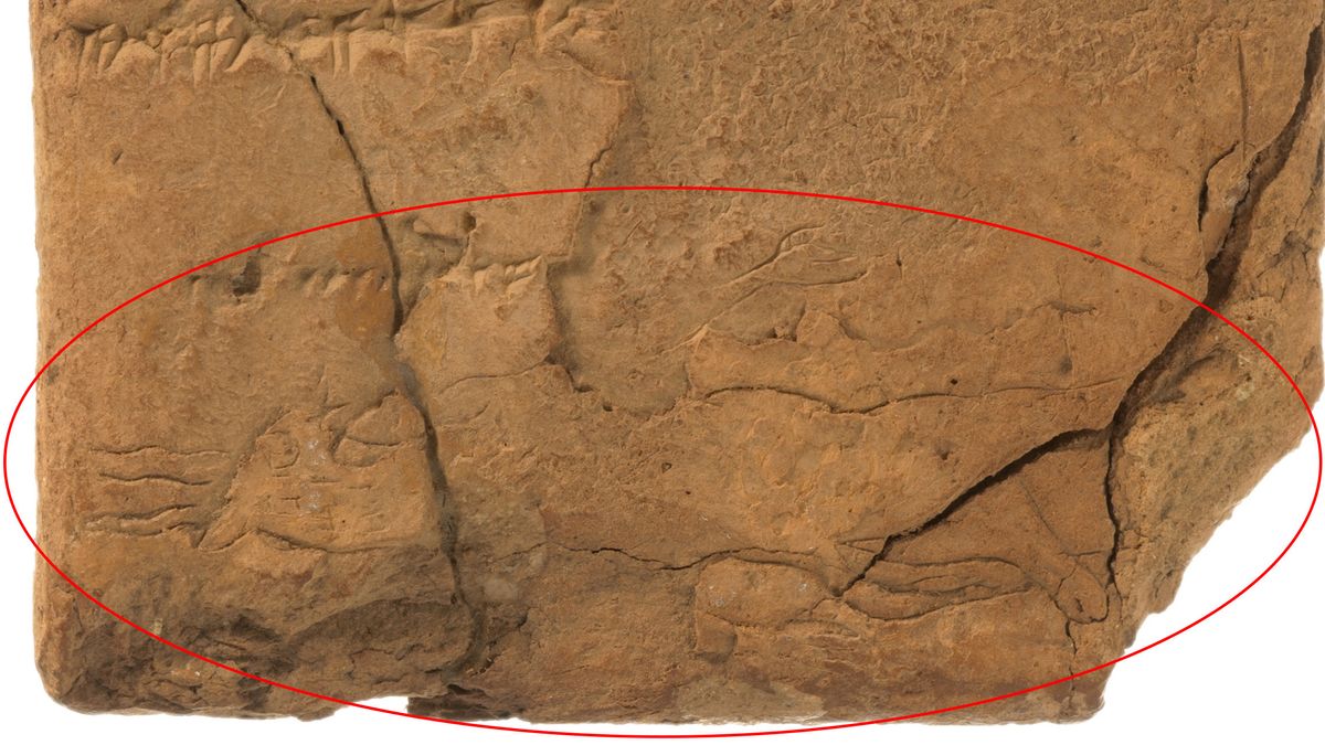 Demon with Forked Tongue Found on Clay Tablet in Library of Assyrian ...