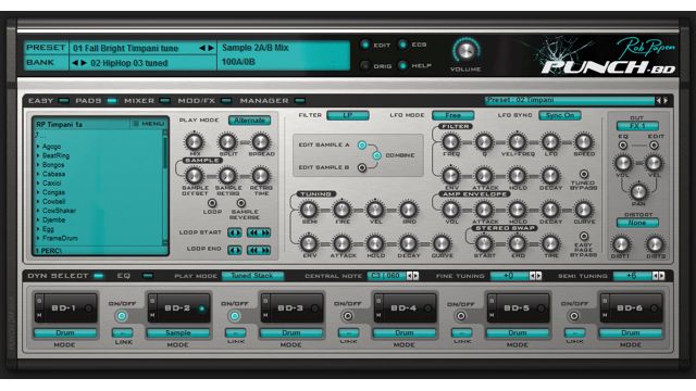 Rob Papen releases Punch-BD bass drum synth and sample player | MusicRadar