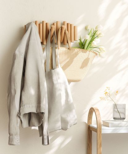 How to use a peg board to organize clothes: and stop clutter | Homes ...
