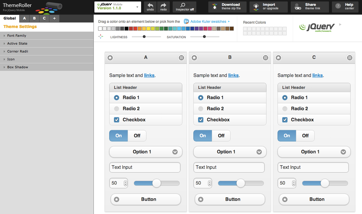 Create a custom theme in jQuery Mobile | Creative Bloq