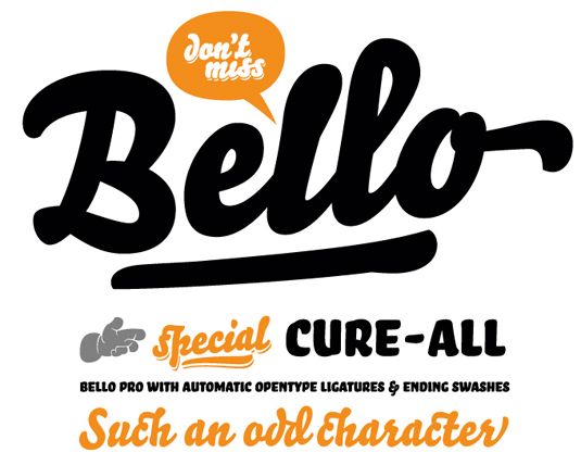 Greatest fonts countdown: 95 - Bello Pro | Creative Bloq