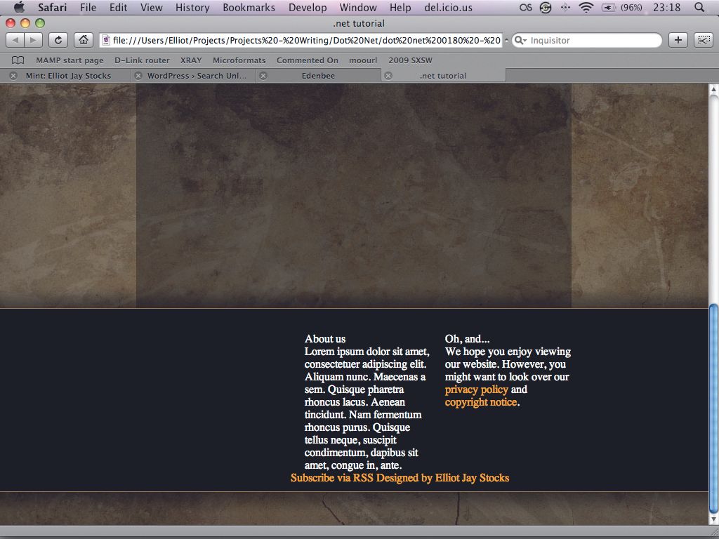 Design the perfect footer in Photoshop | Creative Bloq