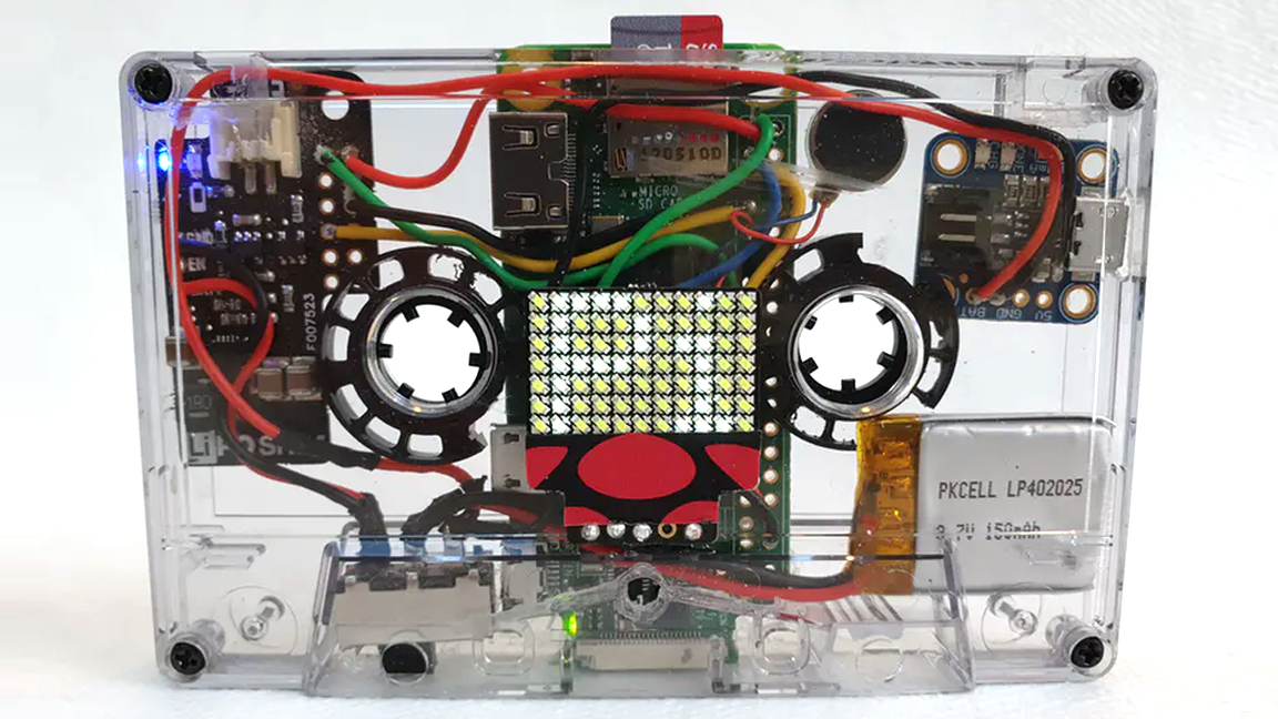 This Cassette Has a Rasperry Pi Inside, LEDs Outside | Tom's Hardware