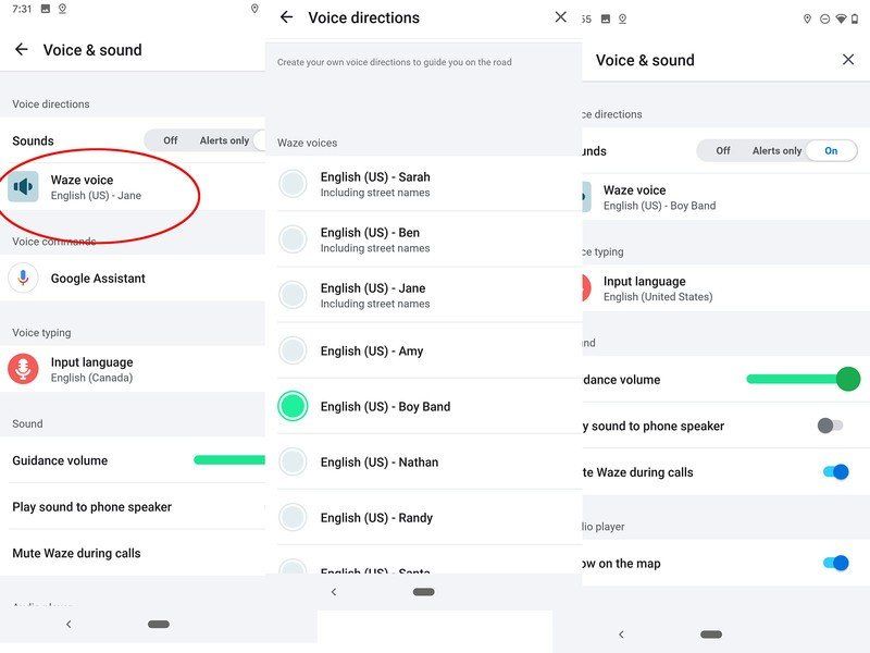 How to change the voice in the Waze app | Android Central