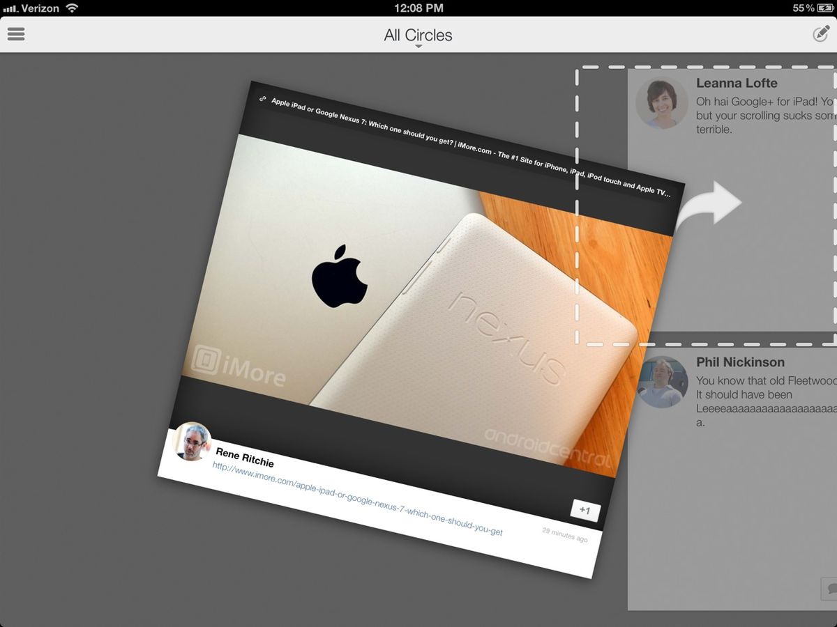Google+ for iPad review | iMore