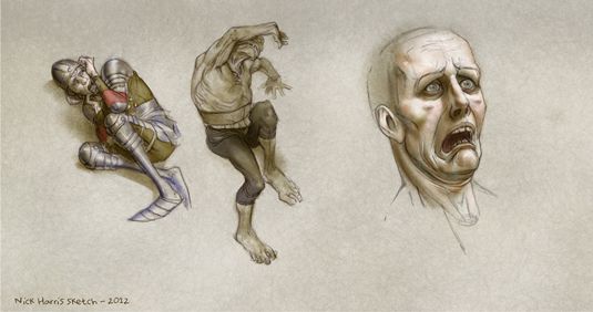 How to draw a cowering figure | Creative Bloq