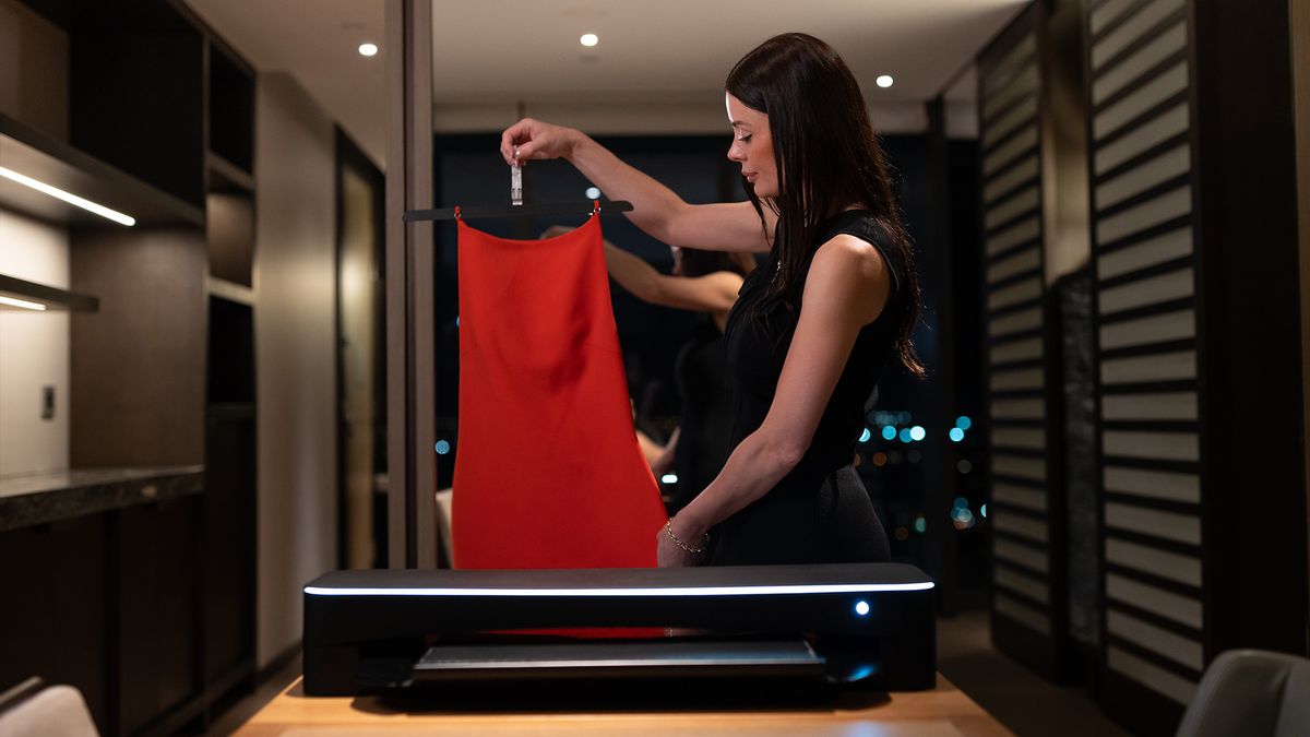This automated ironing device makes it a breeze to get wrinkle-free ...