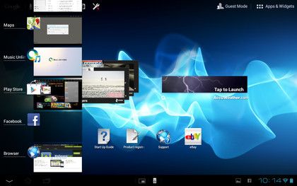 Interface and performance - Sony Xperia Tablet S review - Page 2 ...