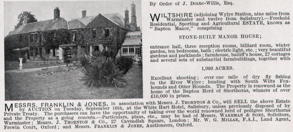 The 1,800-acre estate of the man who bought Stonehenge has come up for ...
