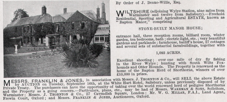 The 1,800-acre estate of the man who bought Stonehenge has come up for ...