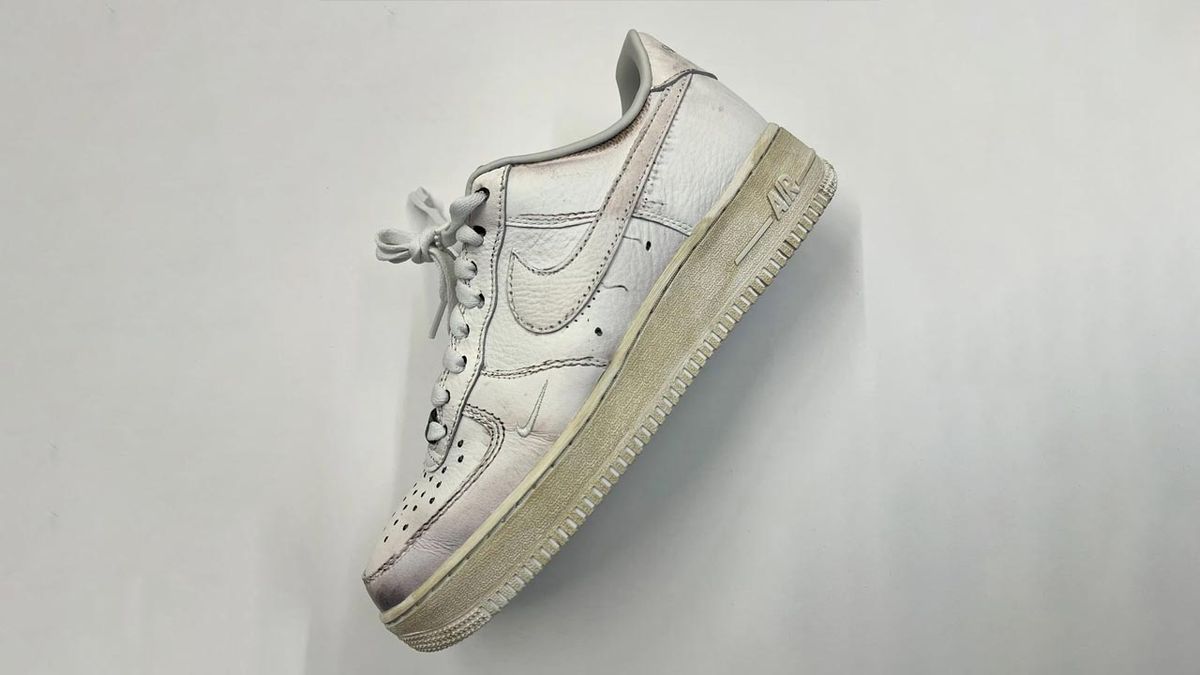 Nike's latest dirtied-up Air Force 1 sneakers get cleaner as you wear ...