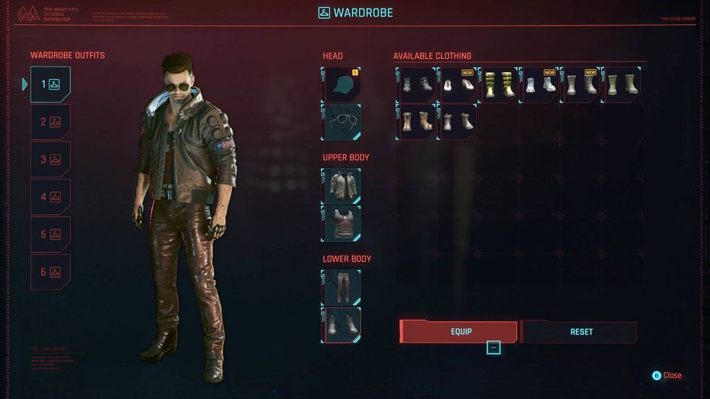 How to use the Cyberpunk 2077 wardrobe feature | GamesRadar+