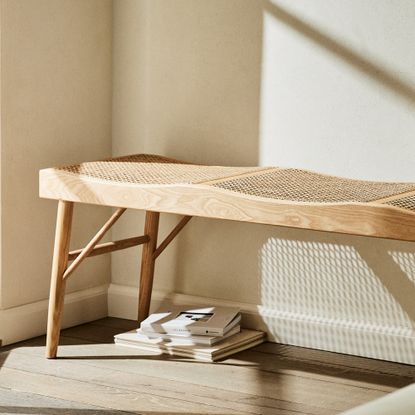Primark’s high end-style rattan bench is only £65 | Ideal Home