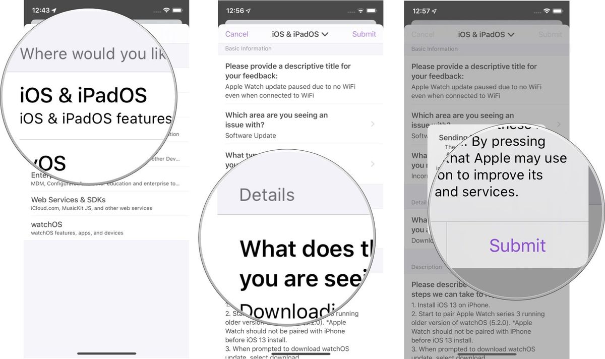 How to send feedback to Apple about iOS, iPadOS, macOS, watchOS, and ...