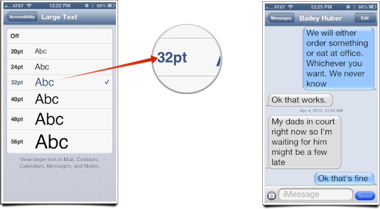 How To Enlarge System Text On IPhone And IPad IMore
