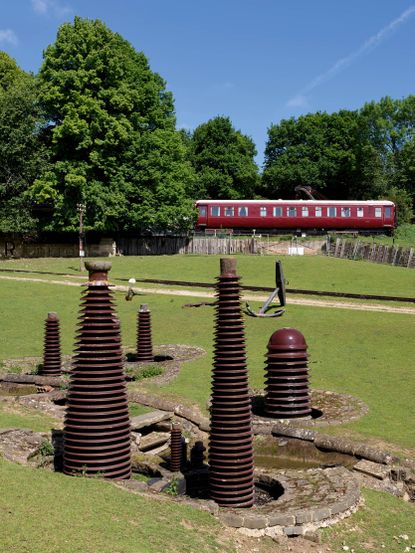 The millionaire who created a real-life toy train set on a human scale ...