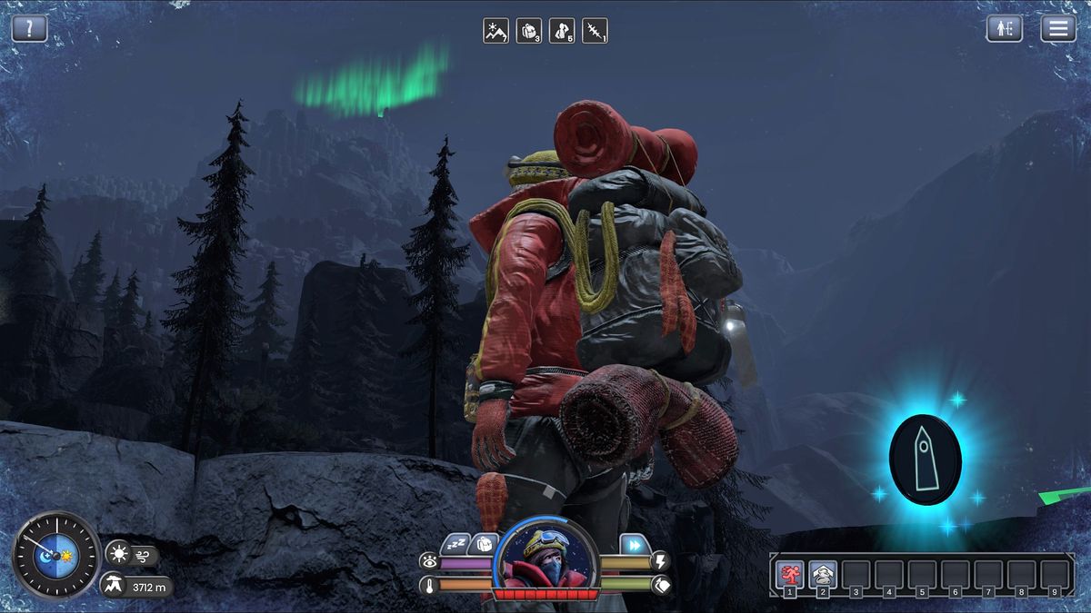 It's you versus a whole-ass mountain in this grid-based climbing game ...